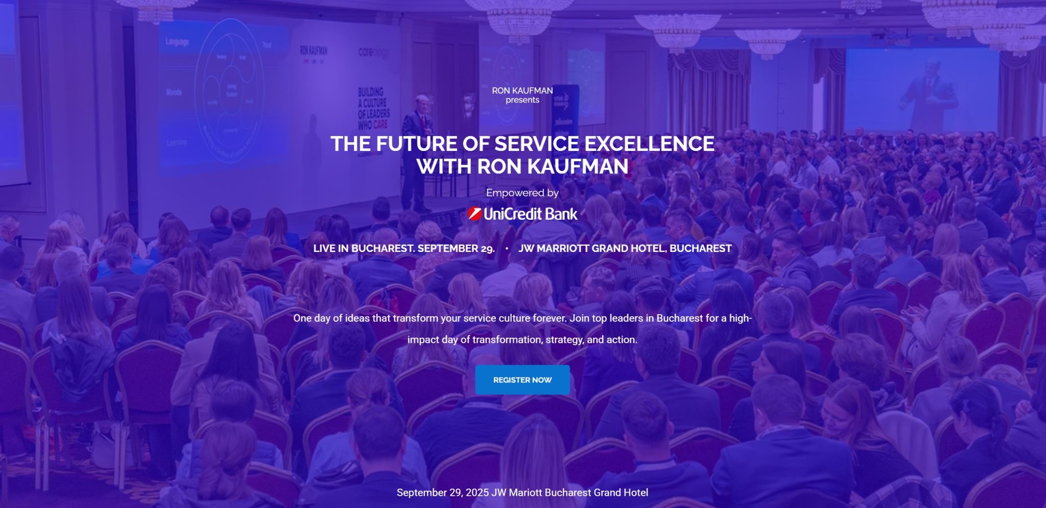Ron Kaufman la București: „The Future of Service Excellence” – cum ...